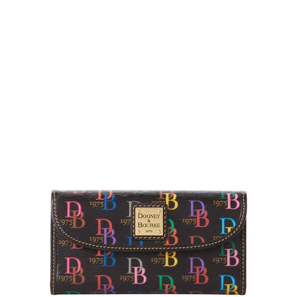 Dooney & Bourke | Bags | Dooney Bourke Db75 Multi Continental Clutch ...
